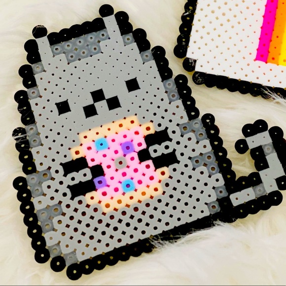 Accessories | Grey Pusheen Perler | Poshmark